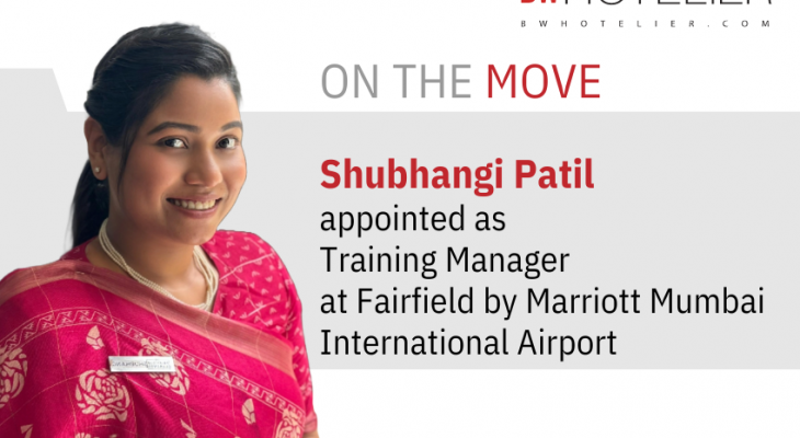 Shubhangi Patil appointed as Training Manager at Fairfield by Marriott Mumbai International ...